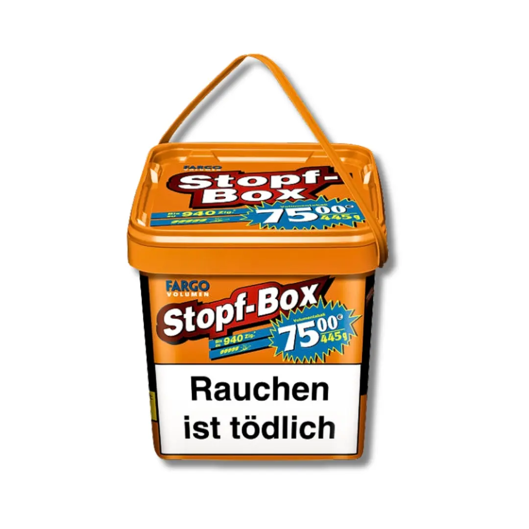 Fargo Stopf-Box Volumentabak Eimer (420g) - Online bei Tabakhero